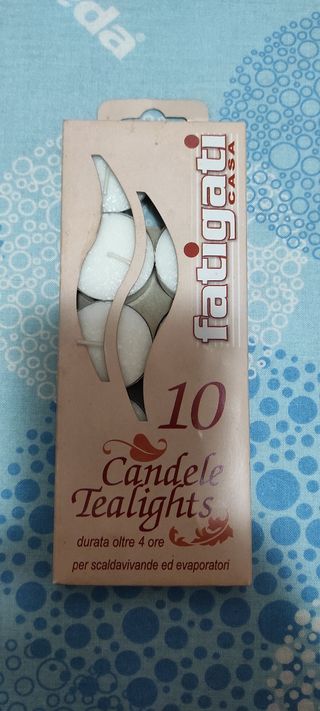 10 candele tealights