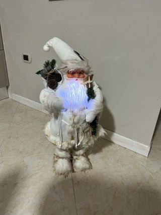 babbo natale 70 centimetri con luce