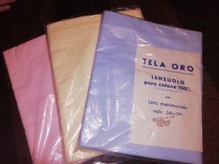 Tris lenzuola matrimoniali