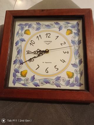 orologio da parete in legno Loengrin