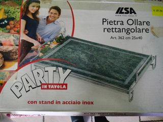 Pietra ollare rettangolare