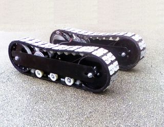Tracked robot drone platform chassis
