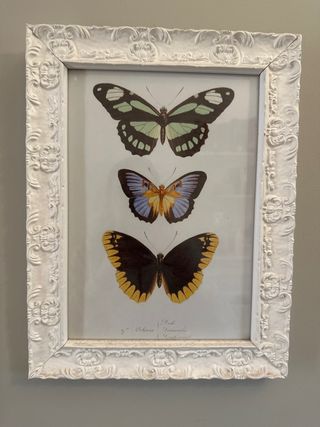 cornice bianca shabby