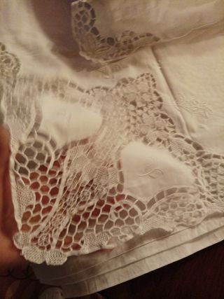 Lenzuolo di cotone e burano