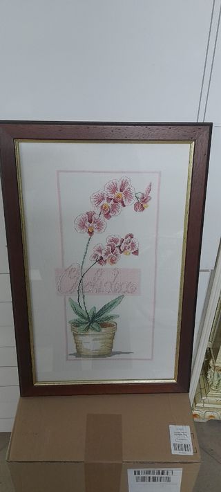 Quadro con orchidea