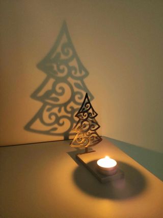 Porta Candela - Albero di Natale