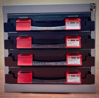 CASSETTIERA METALLICA WURTH PER VALIGETTE ORSY 100