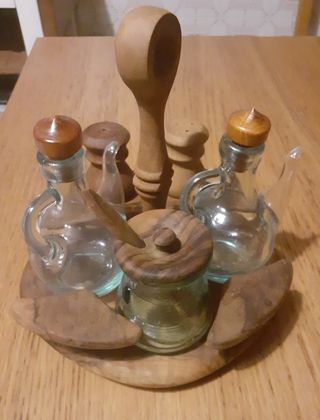 Oliera in legno di ulivo