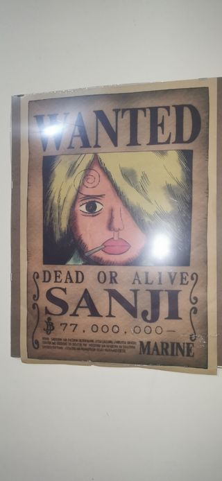 Quadro one piece sanji wanted