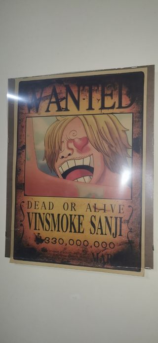 Quadro one piece sanji wanted