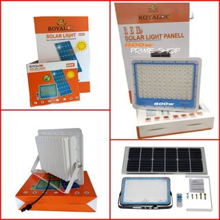 FARO FARETTO 800W IP66 PANNELLO SOLARE E TELECOMAN