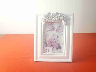 2B Portafoto legno bianco