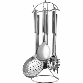 Set utensili da cucina 7 pezzi acciaio