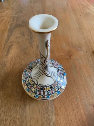 Vaso ceramica con fiori