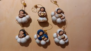 Set 6 pezzi addobbi Thun