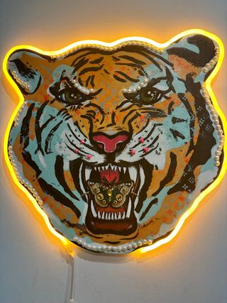 Lampada a forma di tigre