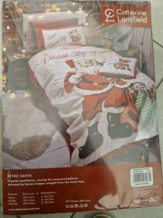 Copripiumone e federe Natalizio