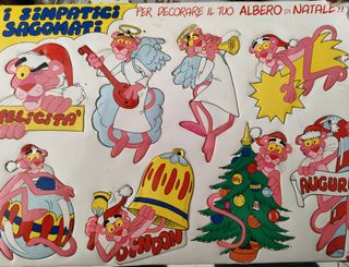 Decorazioni natalizie Vintage Pink pante