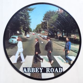 Vinile 33 giri da parete omaggio ai The Beatles