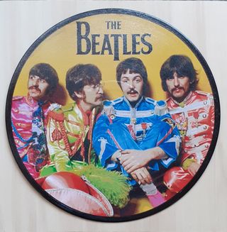 Vinile 33 giri da parete omaggio ai The Beatles