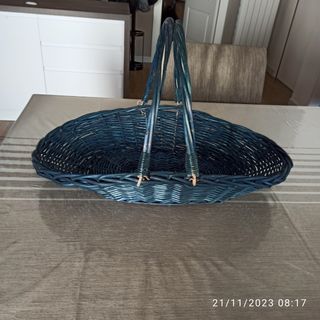 Cesta vintage con manici