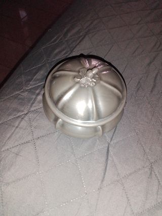 Zuccheriera/soprammobile in peltro