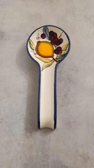 Poggiamestolo ceramica vintage