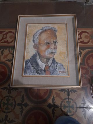 Quadro dipinto ad olio firmato Misa