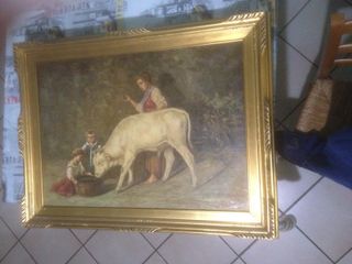 4 QUADRI OLIO SU TELA DI ARTISTA NAPOLETANO