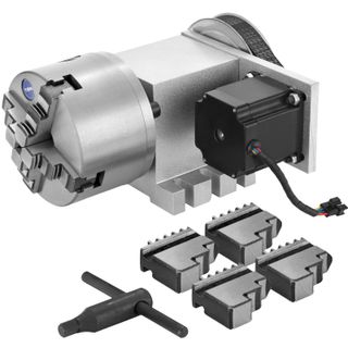 Asse di Rotazione di CNC 65 MM Mandrino a 4 Griffe