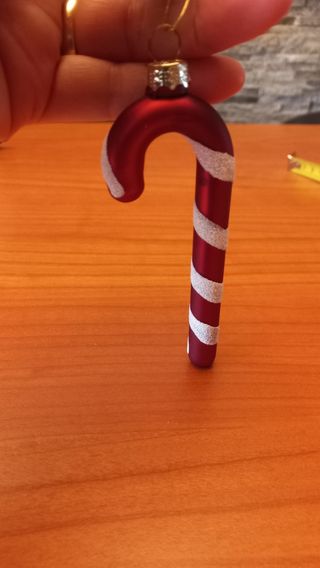 bastoncino natalizio da appendere