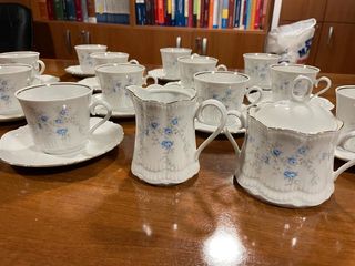 set 14 tazze con zuccheriera e lattiera BAVARIA