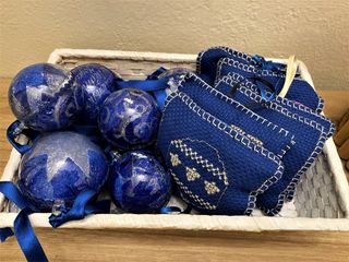 DECORAZIONE NATALIZIE DA APPENDERE IN STOFFA handm