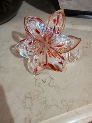 Fiore in vetro murano