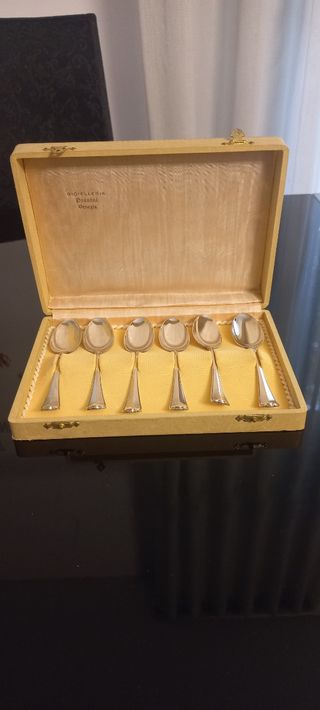 Set cucchiaini da the in argento