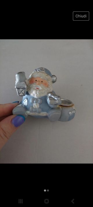 Porta candele natale