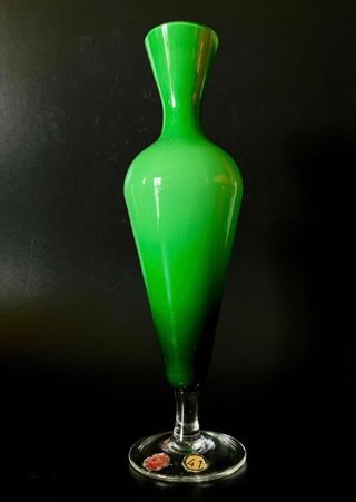 vaso opalino vintage Murano anni 60