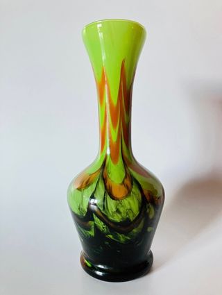 vaso opalino vetro Murano anni 70