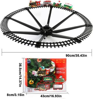 Trenino elettrico natalizio luci e suoni nuovo