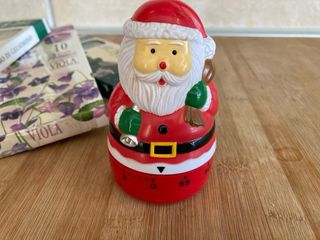 Timer cucina Babbo Natale + 30 tea light profumate