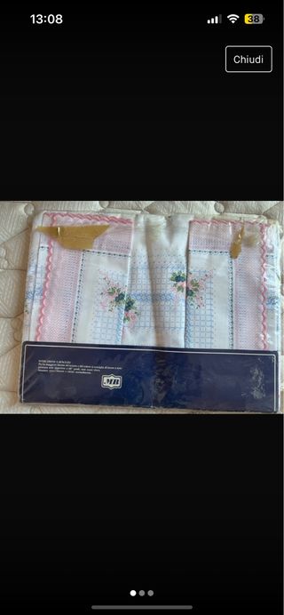 lenzuolo letto matrimoniale vintage