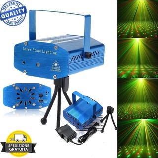PROIETTORE LASER MINI LUCI DI NATALE