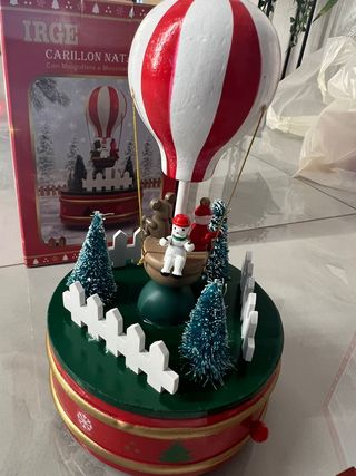 Carillon natalizio mongolfiera