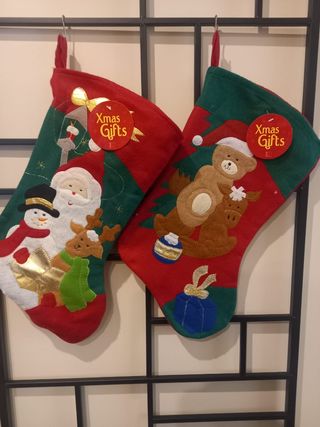 Coppia calze natalizie per bambini