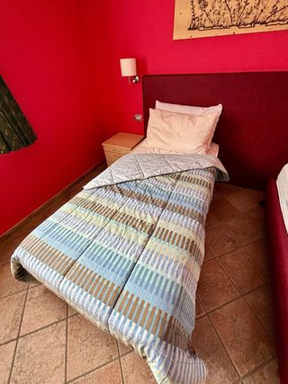 Trapunta singola blu