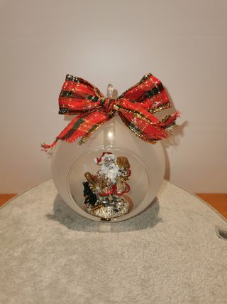 Palla di natale con Babbo Natale