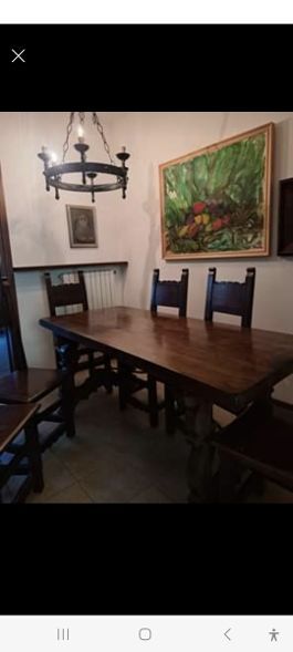 tavolo stile fratino noce
