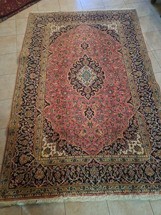 tappeto orientale lana e seta con garanzia