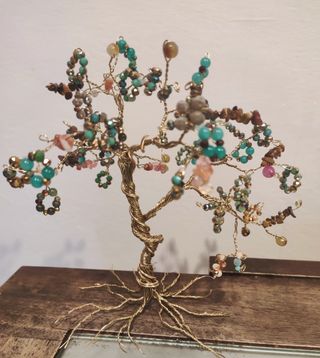 Alberino cristalli Chips e giada