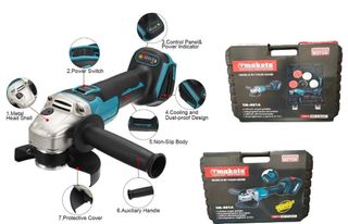 SMERIGLIATRICE ANGOLARE DOPPIA batteria 68v